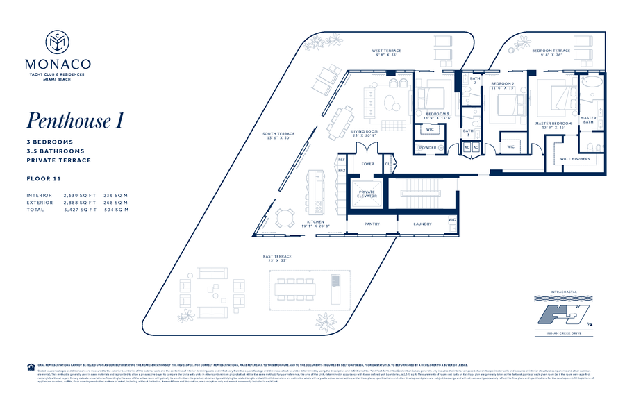 Floor Plans of Monaco Residences | MONACO YACHT CLUB AND RESIDENCES - MIAMI BEACH - Floor Plans ...